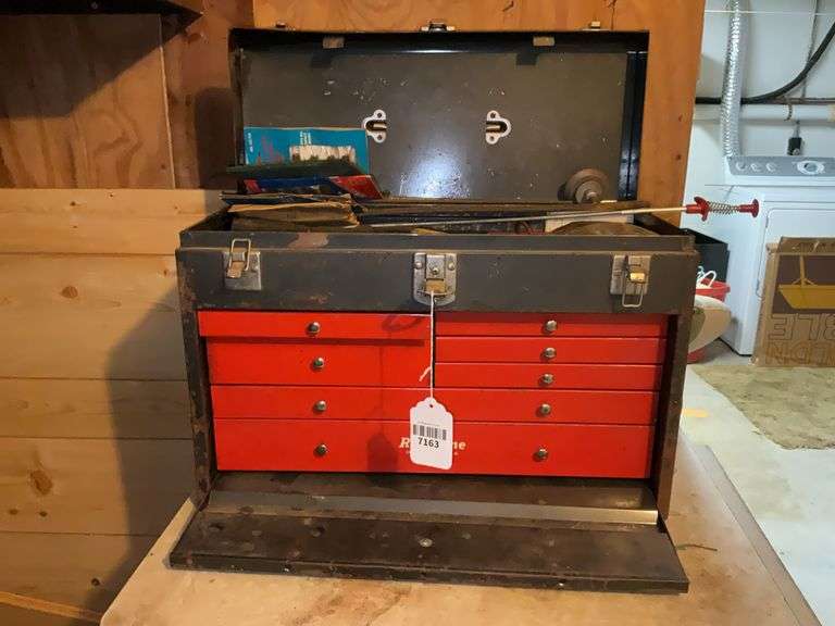 Rem-Line tool chest & contents to include hand tools, wrenches, sockets ...