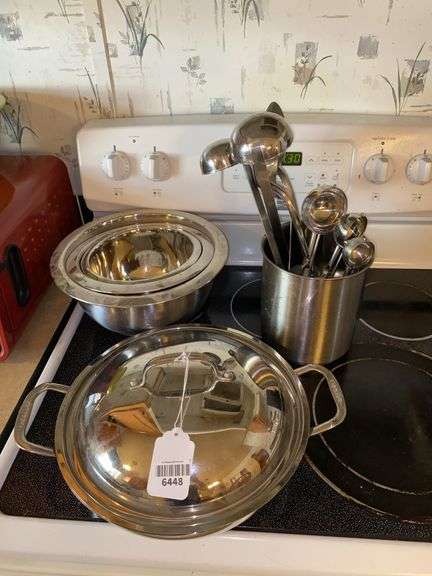 Stainless Steel - nesting bowls, cookware, kitchen utensils - Hurley ...