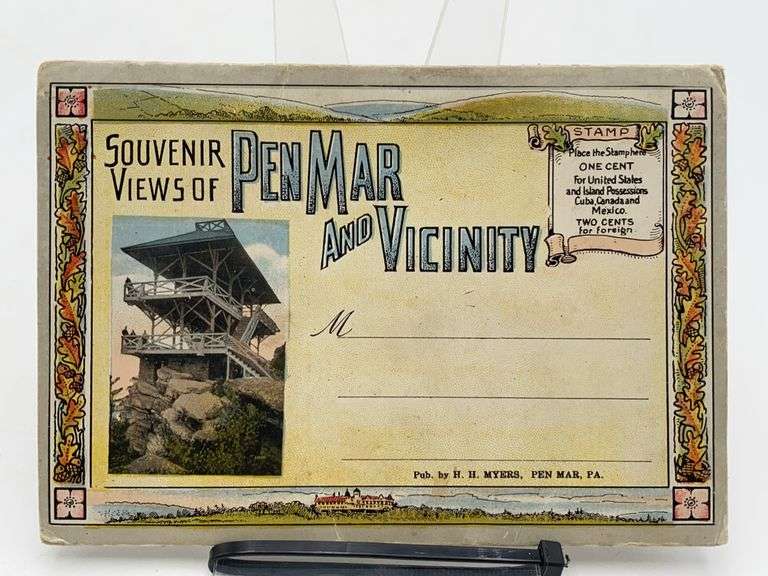 Pen Mar and Vicinity souvenir postcard folder - Hurley Real Estate ...