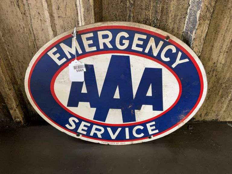 AAA Emergency Service Sign - Hurley Real Estate & Auctions