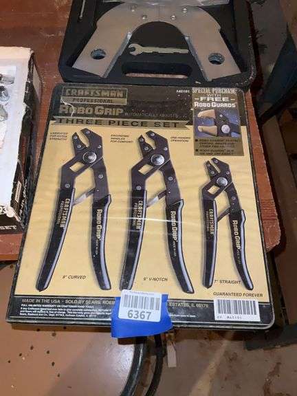 Craftsman Professional Robo-Grip pliers set - Hurley Real Estate & Auctions