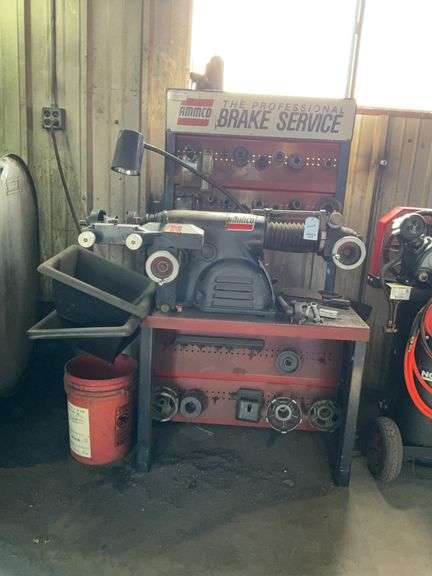 AMMCO Brake Rotor Machine 34x26x62 - Hurley Real Estate & Auctions