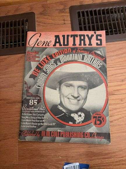 Lone Ranger & Tonto print, vintage country music books: Bud Messner and the Skyline Boys, Gene ...