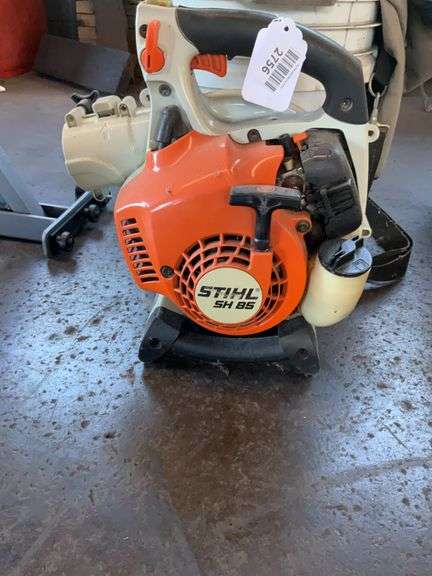 Stihl SH 85 Leaf Blower with Attachments - Hurley Real Estate & Auctions