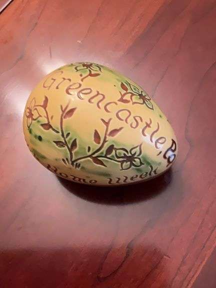 Lester Breininger 1989 Greencastle Old Home Week sgraffito redware ...