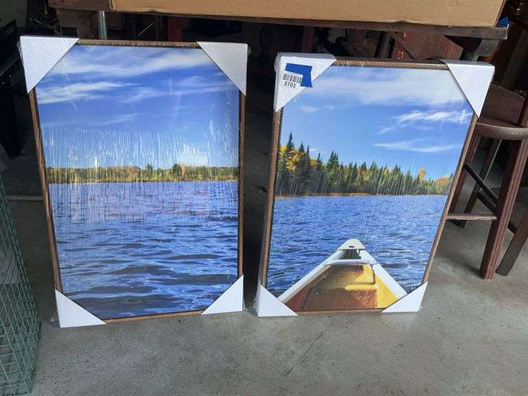 Two lake prints, framed, new in package 16.5x24.5 - Hurley Real Estate ...