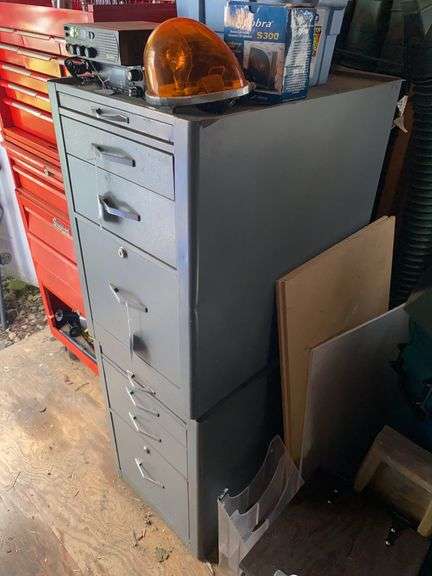 7- drawer file cabinet/tool chest 16.5x27x50, no contents, MUST BE ...
