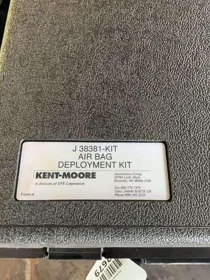 Kent-Moore Air Bag Deployment Kit J 38381 - Hurley Real Estate & Auctions