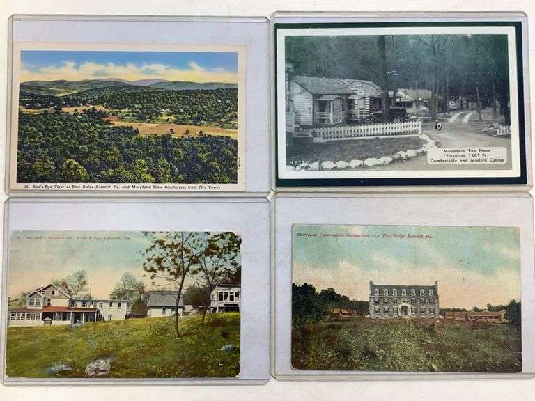 Four Blue Ridge Summit postcards: Sanitoriums, Mountain Top Pines ...