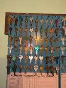 Curtis key cutting machine, wall mount key assortment - Hurley Real ...