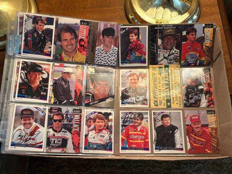 Vintage Racing trading cards lot - Hurley Real Estate & Auctions