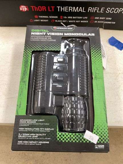 Stealth Cam digital night vision monocular, in box - Hurley Real Estate ...