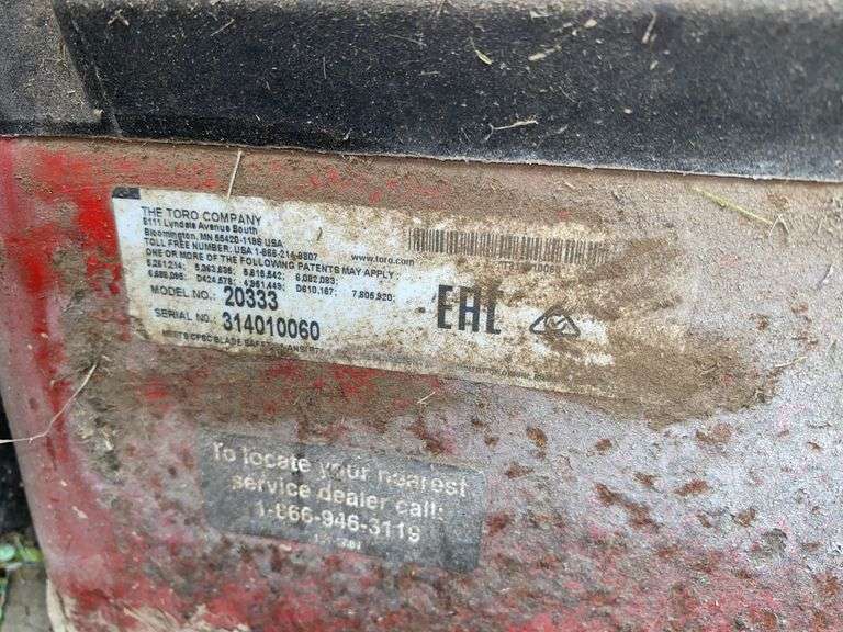 Toro Recycler 22" Pesonal Pace self-propelled lawn mower model: 20333 ...