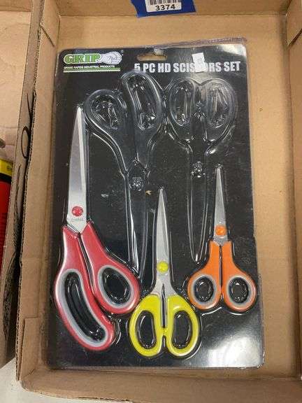 Three pair of scissors in package - Hurley Real Estate & Auctions