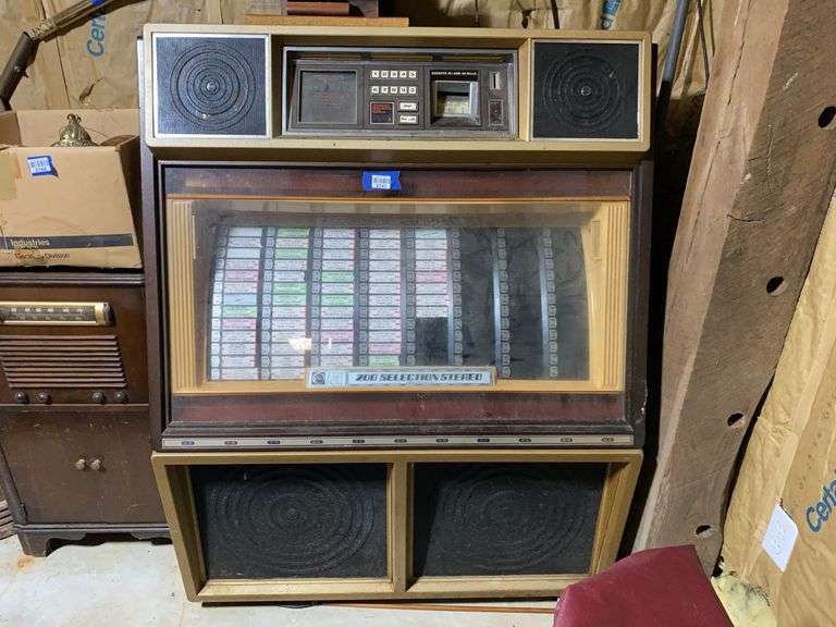 Vintage Rowe AMI 200-selection stereo jukebox 41x27x54 - Hurley Real ...