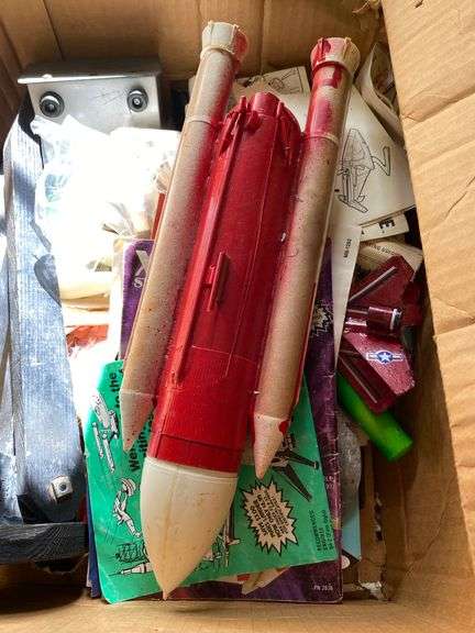 Toy rockets, misc - Hurley Real Estate & Auctions