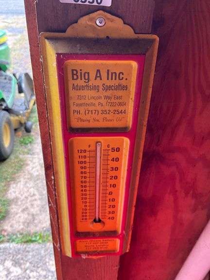 Advertising wall thermometer: Big A Inc/ Fayetteville PA - Hurley Real ...