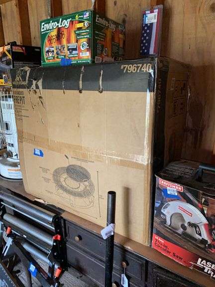 Master Forge 47" fire pit in box, and Enviro-Log fire logs - Hurley ...