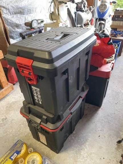 Two Craftsman rolling tool totes - Hurley Real Estate & Auctions