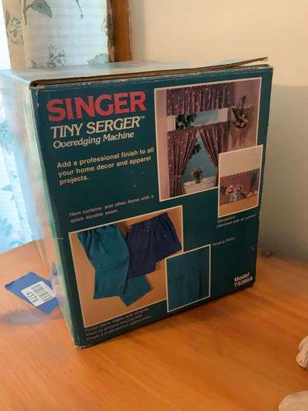 Singer Tiny Serger sewing machine in box - AS SEEN ON TV - Hurley Real ...