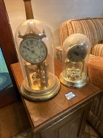 Two anniversary dome clocks - Hurley Real Estate & Auctions