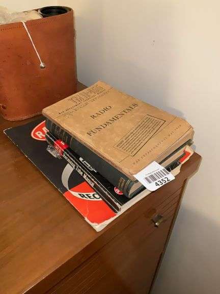Vintage Radio books including WWII era - Hurley Real Estate & Auctions