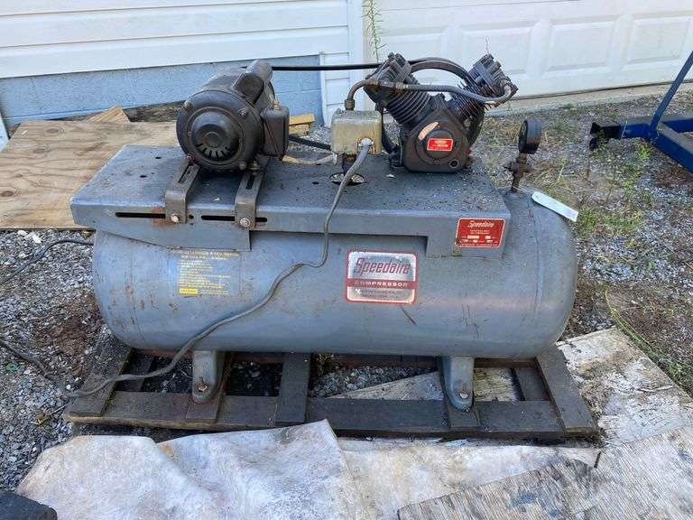 Speedaire air compressor - Hurley Real Estate & Auctions