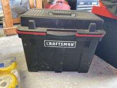 Two Craftsman rolling tool totes - Hurley Real Estate & Auctions