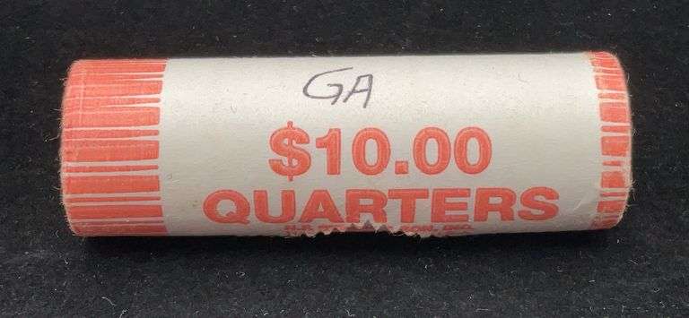 US State Quarter Unopened Bank Roll - 1999 - Georgia - Unsearched for ...