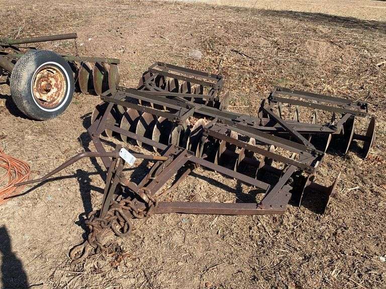 Double gang pull-behind disc harrow - Hurley Real Estate & Auctions