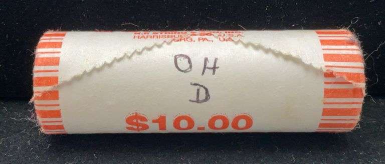 US State Quarter Unopened Bank Roll - 2002-D - Ohio - Unsearched for ...
