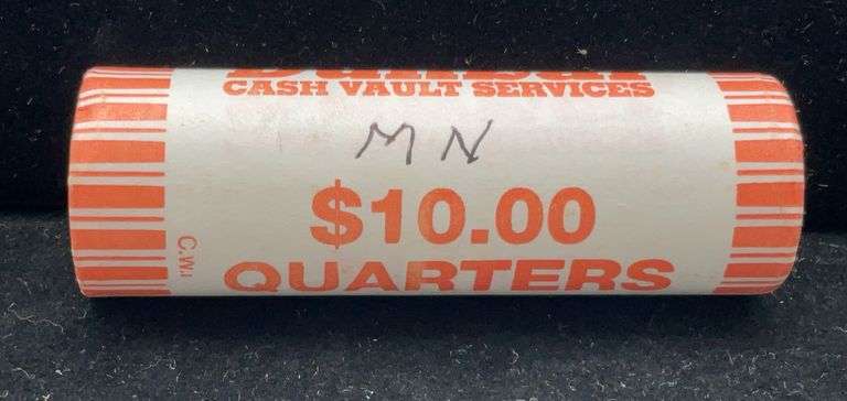 US State Quarter Unopened Bank Roll - 2005 - Minnesota - Unsearched for ...
