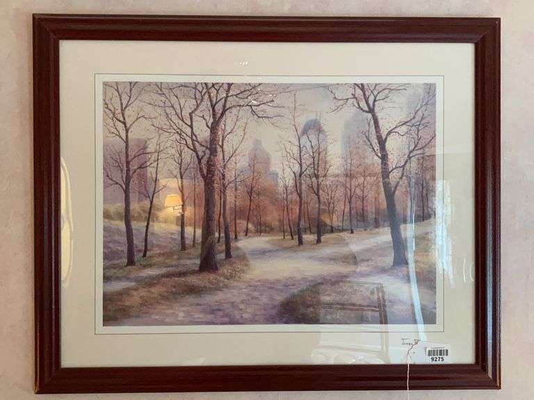 James Fan print, Autumn landscape, framed 30.5x24.5 - Hurley Real ...