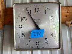 Simplex electric wall clock - Integrity Auctioneers