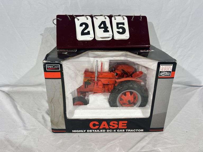 1/16 Scale Spec Cast Case DC4 Gas Tractor - Integrity Auctioneers