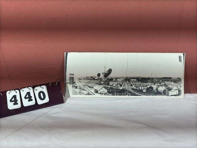 Photo of a Photo of Upham North Dakota Dated 1919 - Integrity Auctioneers