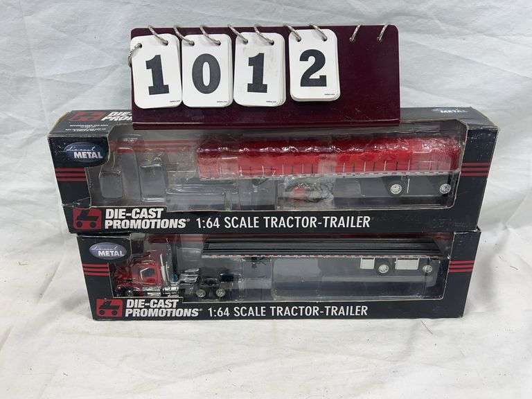 Die-Cast Promotions, 1/64 Scale, Tractor-Trailer & an Extra Trailer ...