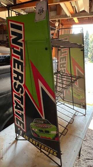 Interstate Battery Display Stand - Integrity Auctioneers