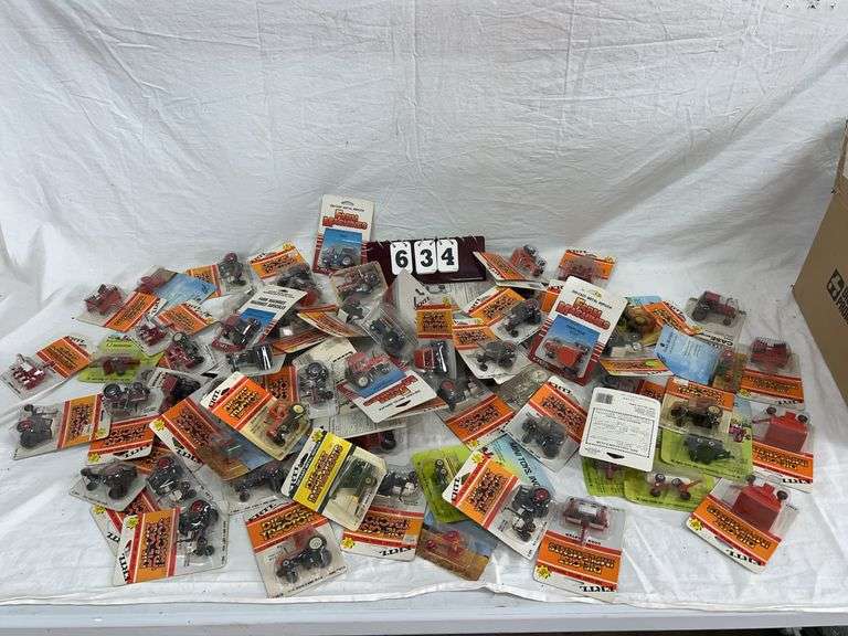Large Group of 164th Scale Tractors & Farm Implements that Fill a Paper ...