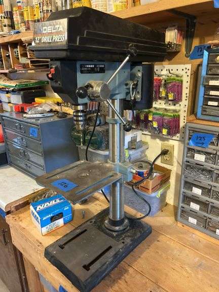 Delta 12-in Benchtop Drill Press - Integrity Auctioneers