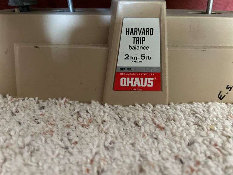 Ohaus Harvard Trip Balance Scale - Integrity Auctioneers