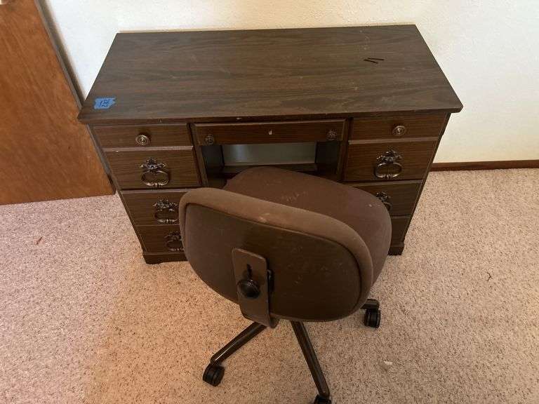 Desk & Chair - Integrity Auctioneers