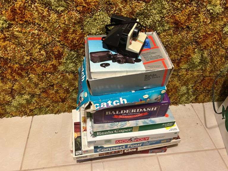Collection of Board Games, & a Couple of Cameras - Integrity Auctioneers