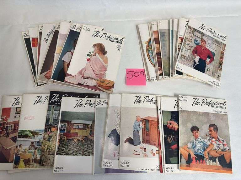 “The Professional Photographer” Magazines - Integrity Auctioneers