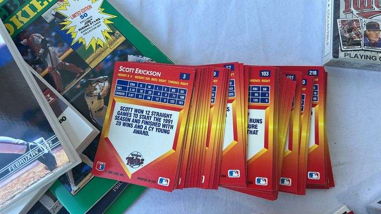 MLB Baseball Cards Collection with Guides and Notable Players ...