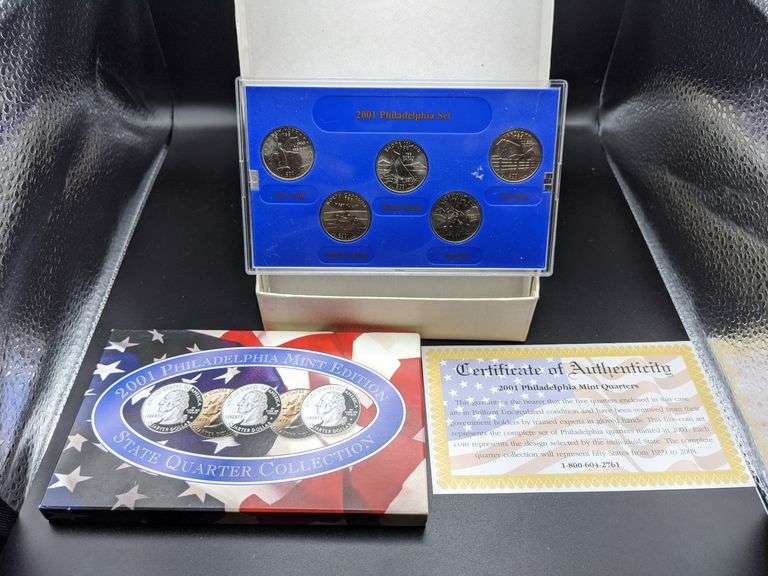2001 PHILADELPHIA MINT EDITION STATE QUARTER COLLECTION - Isabell Auction