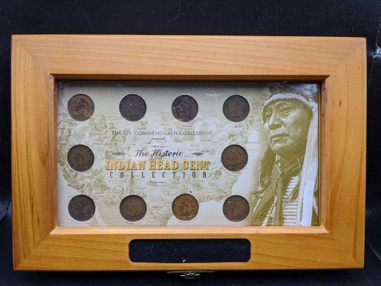 THE HISTORIC INDIAN HEAD CENT COLLECTION WITH DISPLAY CASE - Isabell ...