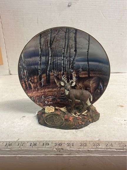 TERRY REDLIN THE BIRCH LINE COLLECTABLE PLATE HOLDER AND COLLECTOR ...