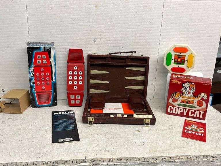 (1978) MERLIN THE ELECTRONIC WIZARD-GAME, BACKGAMMON GAME, (1979) TIGER ...