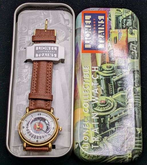 LIONEL TRAIN WATCH WITH TIN - Isabell Auction